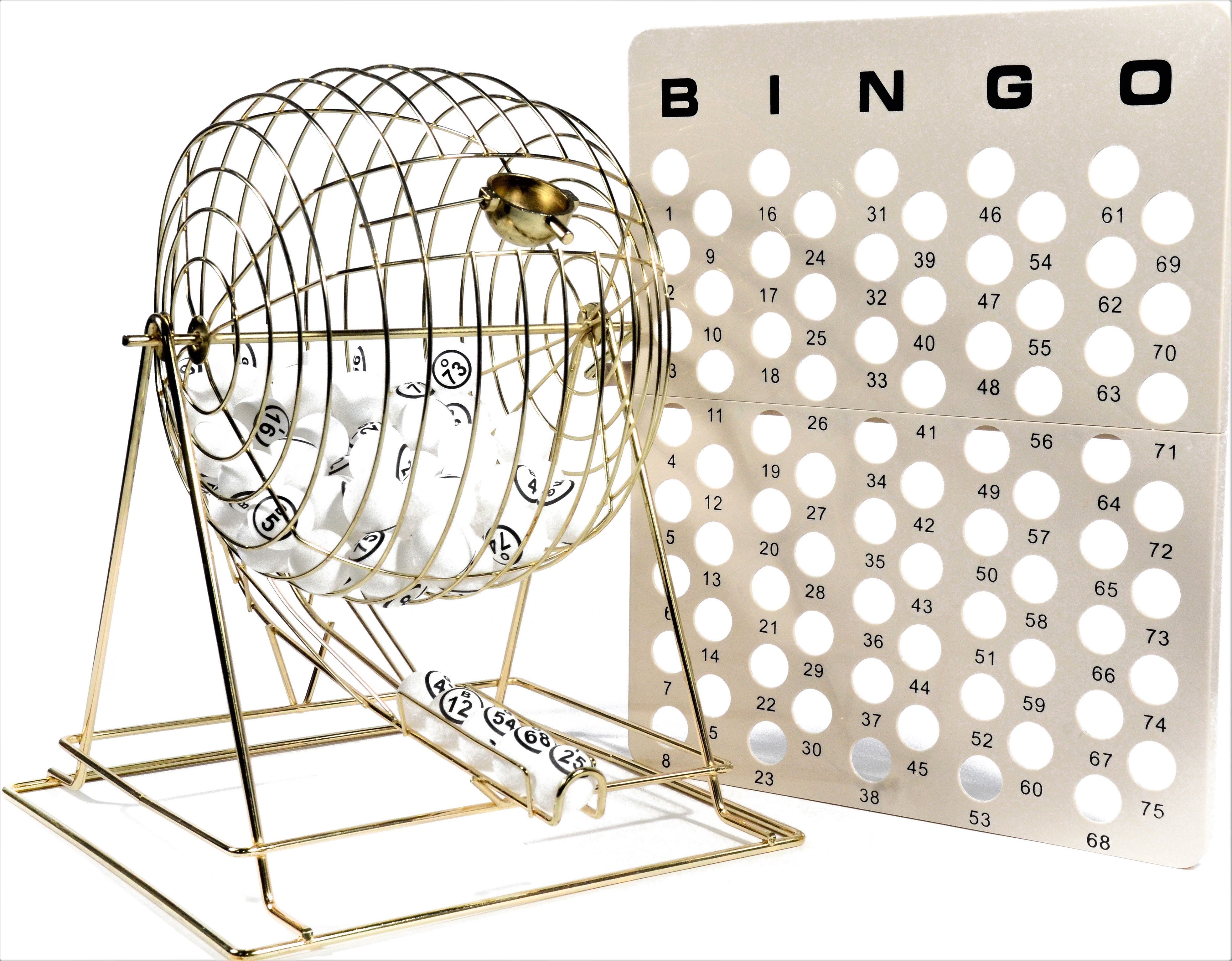 Professional Brass Bingo Ball Cage - Regal Games – regal-bingo